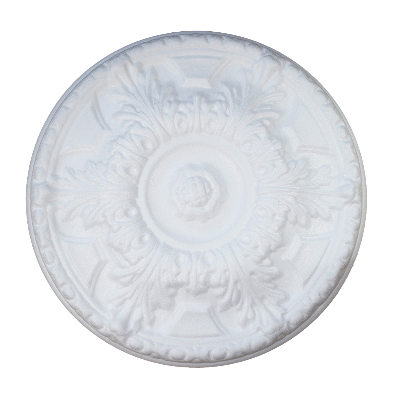 Marbet | Deckenrosette R2 | Ø 40 cm | Styropor | weiß | Stuck Rosetten | Stuck für Innen ...