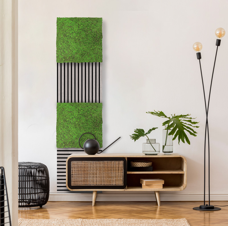 JANGAL Modular Wall Akustik Wandpaneel 1040 x 520 x 10 mm Oulanka Oak ...