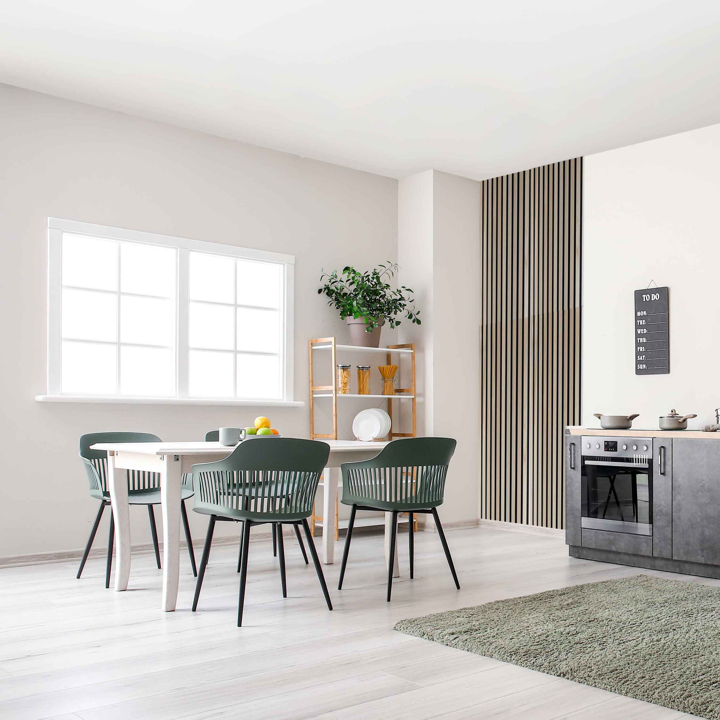 PROVISTON Akustik Wandpaneel 600 x 1200 mm | Walnuss MDF Akustik 3D ...